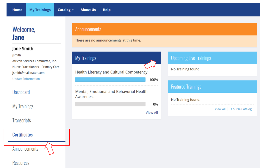 Staten Island PPS | 인증서 보기